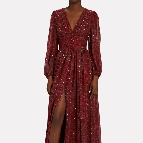 AMUR | Dresses | Stunning Amur Silk Maxi Dress | Poshmark